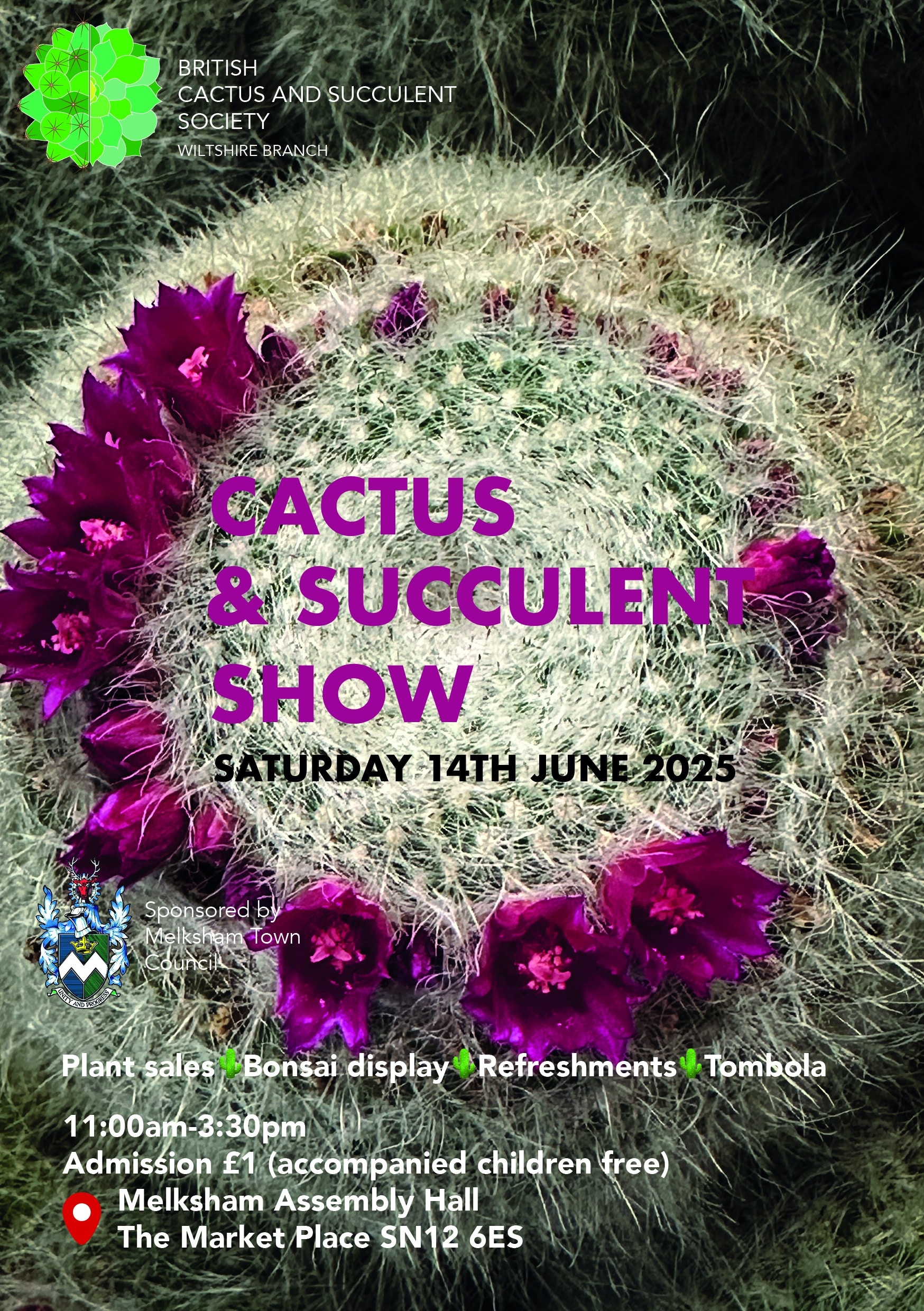 British Cactus & Succulent Society Wiltshire Branch | Melksham Town Council